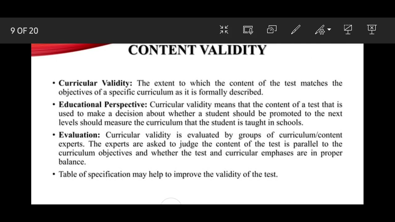8602 Unit -6: Validity of Assessment Tools  #education #validity #assessment #aiou #8602 #b.ed
