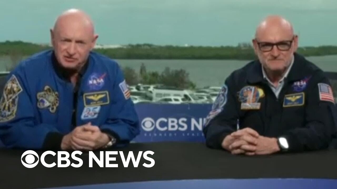 Former NASA astronauts Sen. Mark Kelly and Scott Kelly on Artemis II launch
