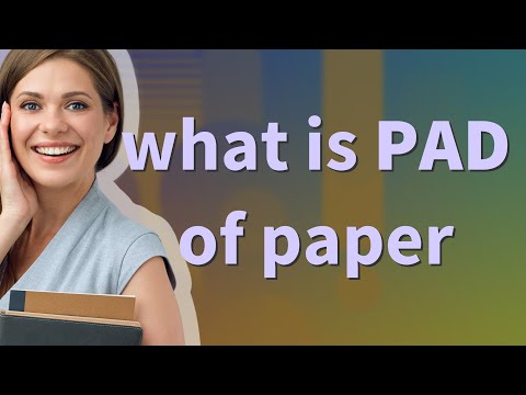 Pad of paper | meaning of Pad of paper