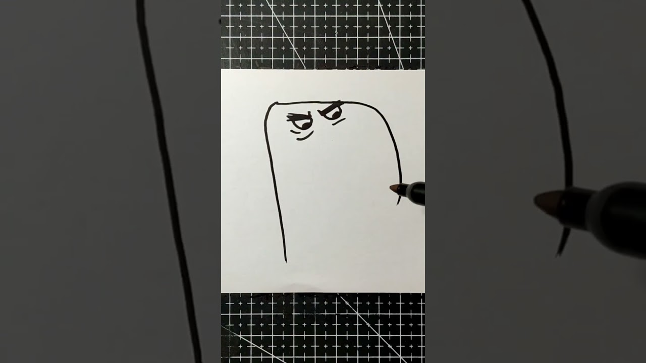 Here is my quick drawing of Sergeant Sam Roderick from Spongebob Squarepants