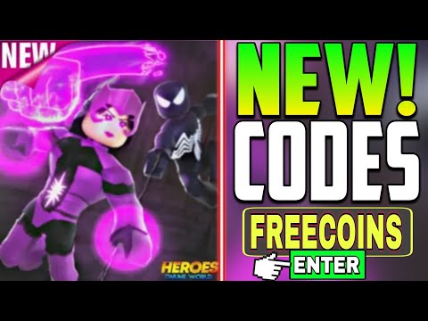 ⚠️Hurry Up⚠️ HEROES ONLINE WORLD CODES 2023 - ROBLOX HEROES ONLINE CODES - CODES HEROES ONLINE