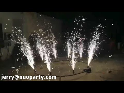 Cold Pyro machine - Remote Control 360 degree Rotating Cold Pyro ...