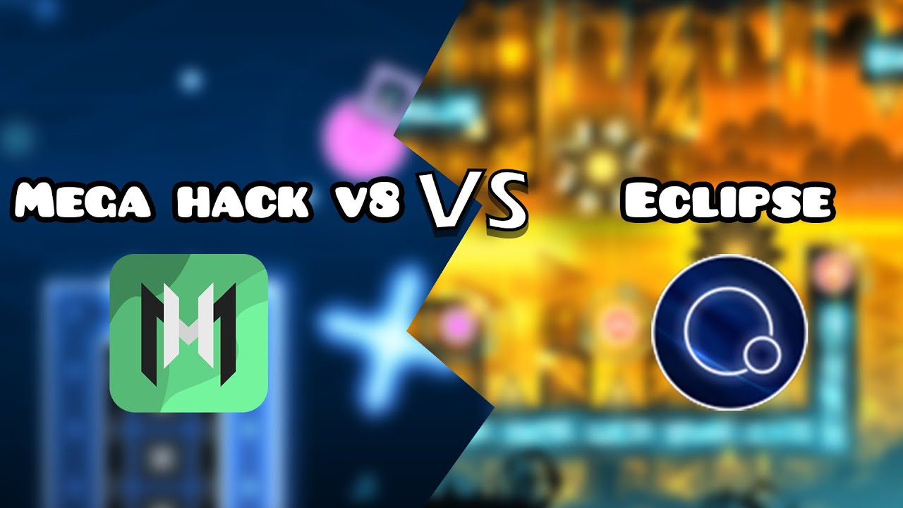 Mega Hack V8 VS Eclipse | Which is a better mod menu? | Geometry Dash