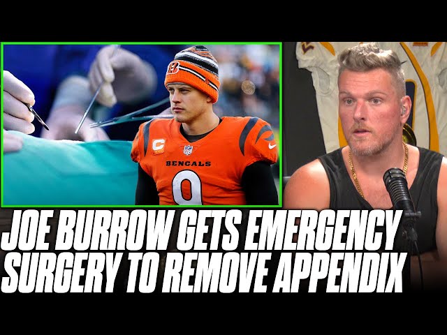 Joe Burrow undergoes appendectomy surgery