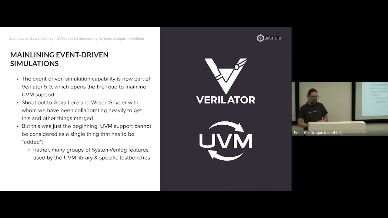 Open Source SV UVM Support