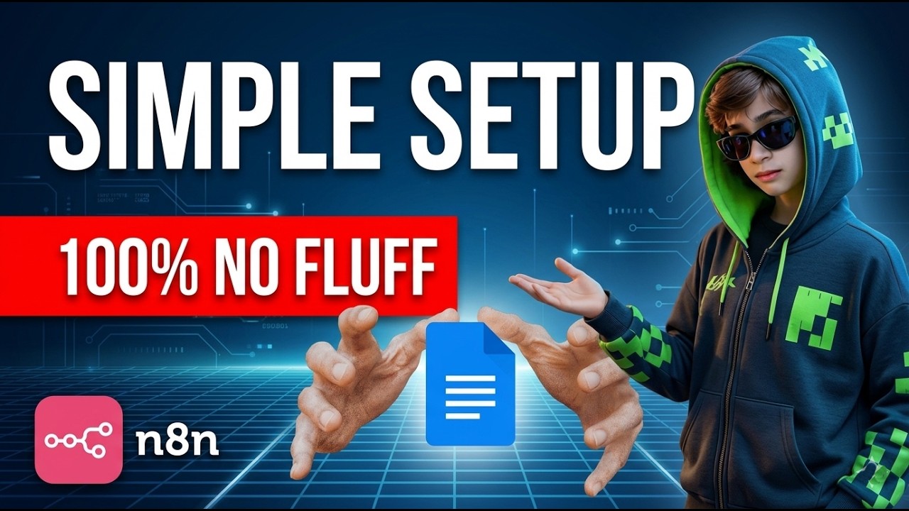 Create Google Docs in n8n FAST (Step-by-Step for Beginners!)
