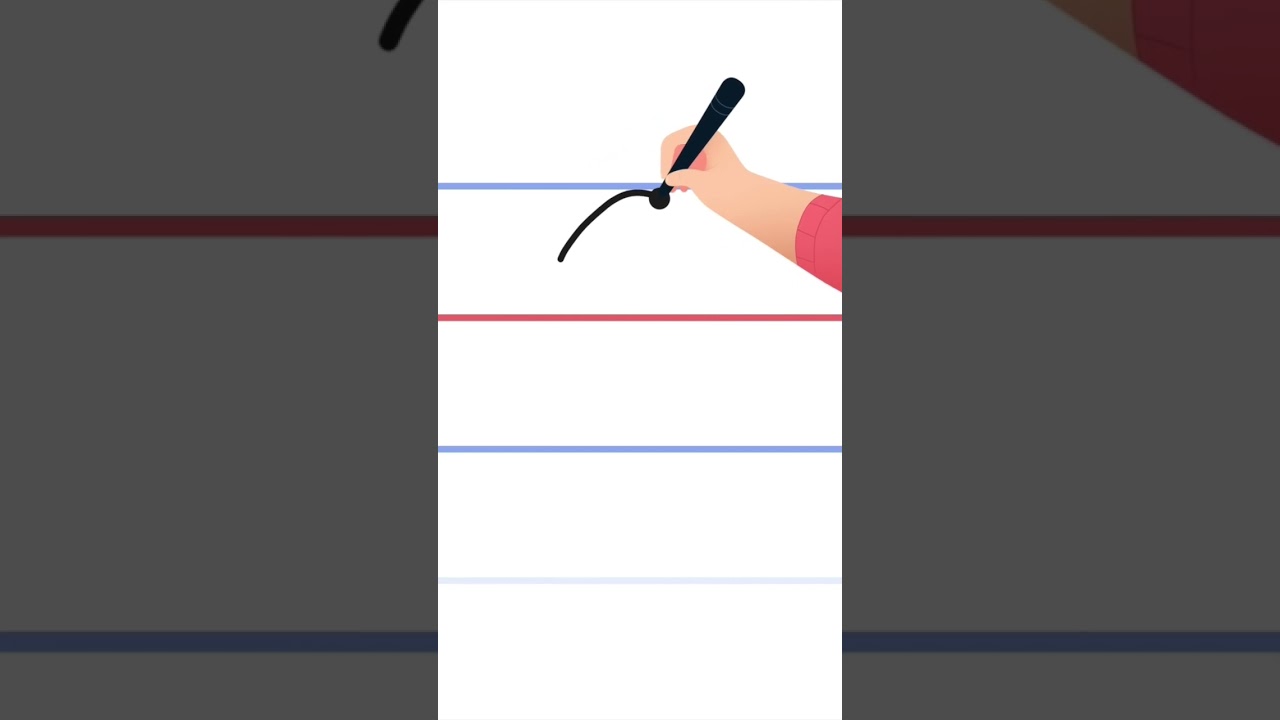 How to Make a Cursive 'Z' (font: D’Nealian)