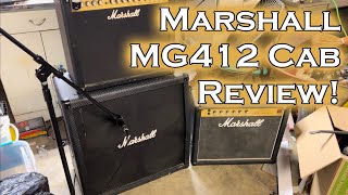 Marshall MG412ACF 120-Watt 4x12" Angled Guitar Speaker Cabinet - What ...