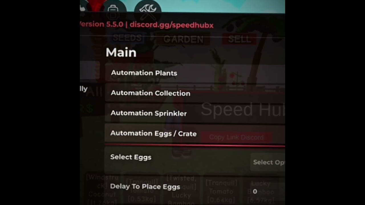 SPEED HUB X SCRIPT IN THE COMMENTS #growagarden #roblox #scriptfullscript #fullscript  #scripting