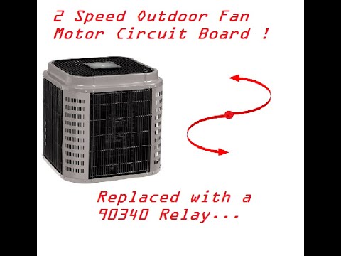 2 Speed Fan Motor Board - Replaced with a 90340 Relay | Understanding HVAC Electrical Concepts