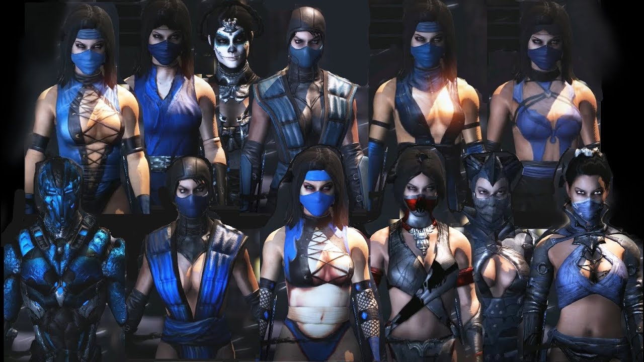 Mortal Kombat X All KITANA MKX Costume Skin PC Mod MKX MKXL