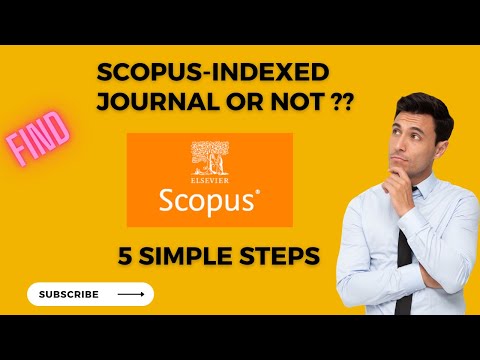 How to check whether your paper is published under a Scopus-Indexed Journal or not? | Scopus Journal