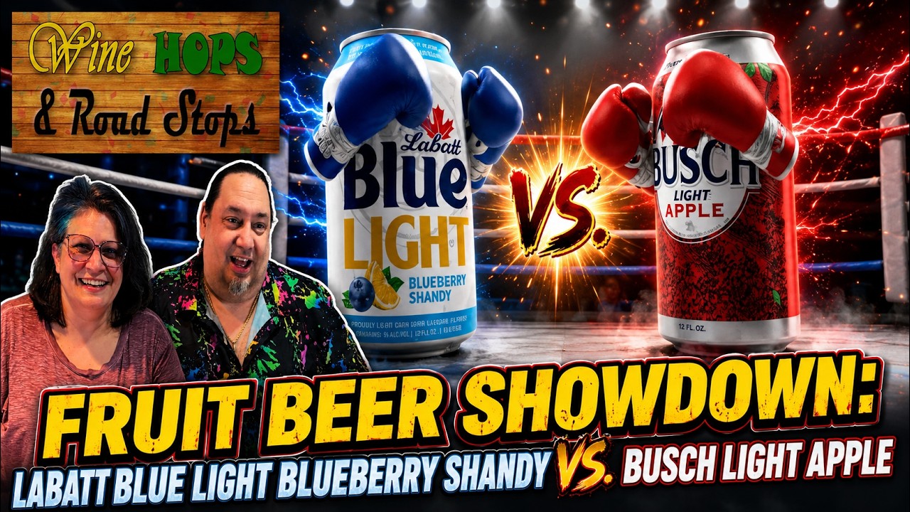 Labatt Blue Light Blueberry Shandy vs. Busch Light Apple: The Verdict!!