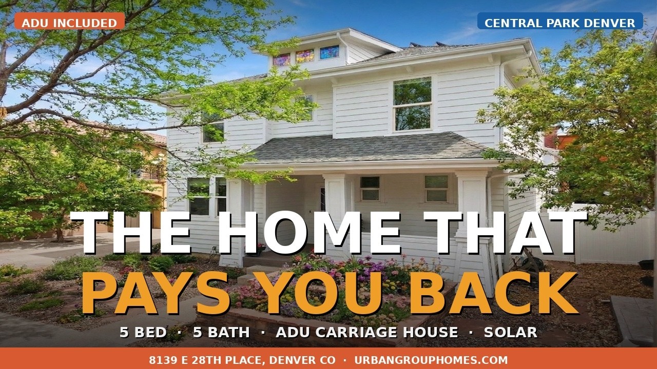 This Denver Home Pays Your Mortgage For You | ADU + 5 Bed in Central Park