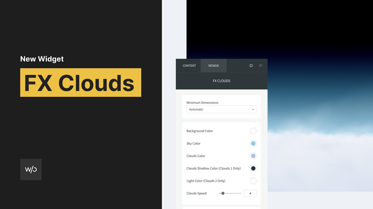 FX – Clouds Widget | Tutorial by Without Code