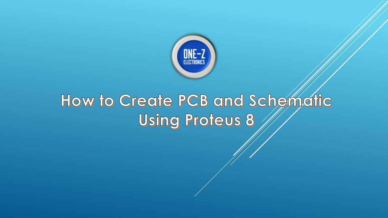 Proteus Tutorial : Getting Started with Proteus PCB Design (Version 8.9)