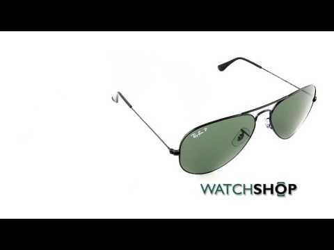 Ray-Ban Men's Aviator Classic Polarized Sunglasses (RB3025-002/58-58)