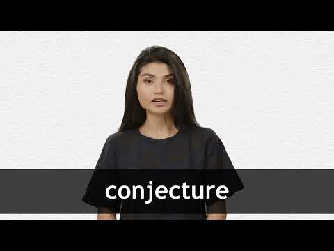 CONJECTURE - Definition & Translations | Collins English Dictionary