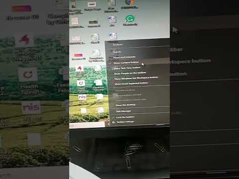 How to hide show taskbar options in Windows 10 #techs #pc #windows10
