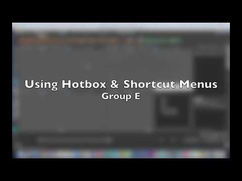 [Tutorial] Using Hotbox and Shortcut Menus in MAYA – JIHYUN LEE