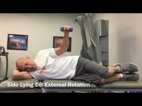Dumbbell Lying Shoulder External Rotation | myworkouts.io