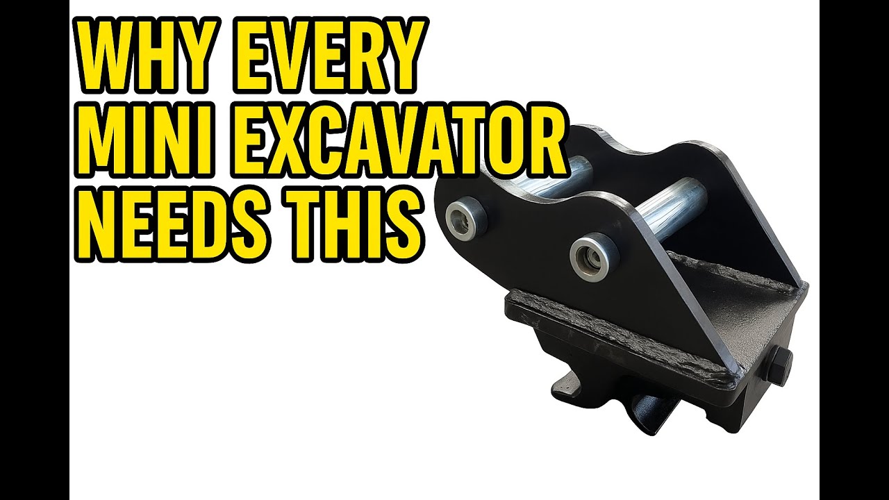 Why Every Mini Excavator Needs a Quick Coupler