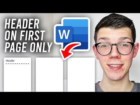 How To Have Header On First Page Only In Word - Full Guide