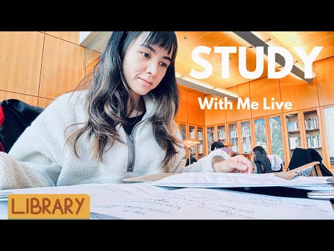 3 Hours Study With Me | @UBC Library | Intense Real-Time Productivity | No break