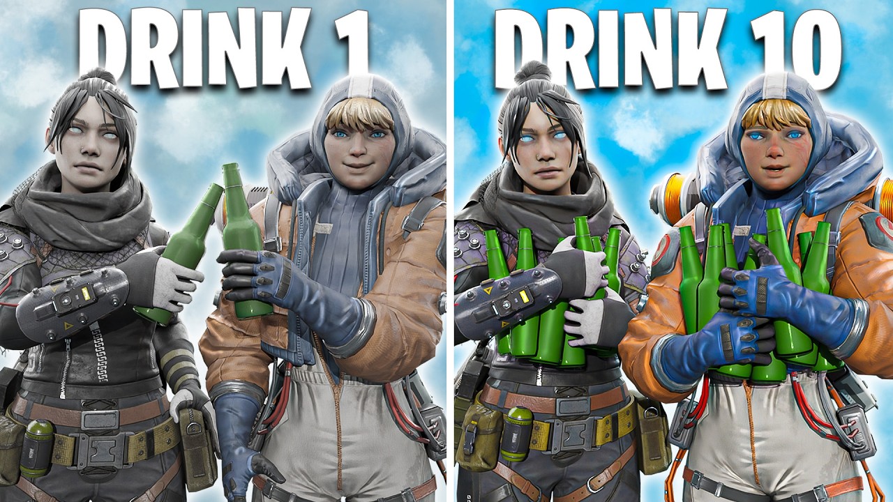 So I turned Apex Legends into a DRINKING GAME.... w/ #1 Wraith