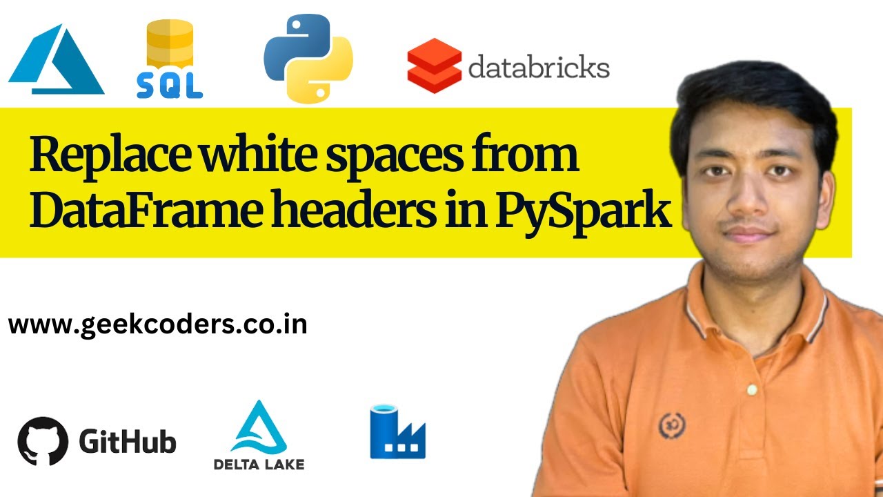 Replace white spaces from DataFrame headers in PySpark