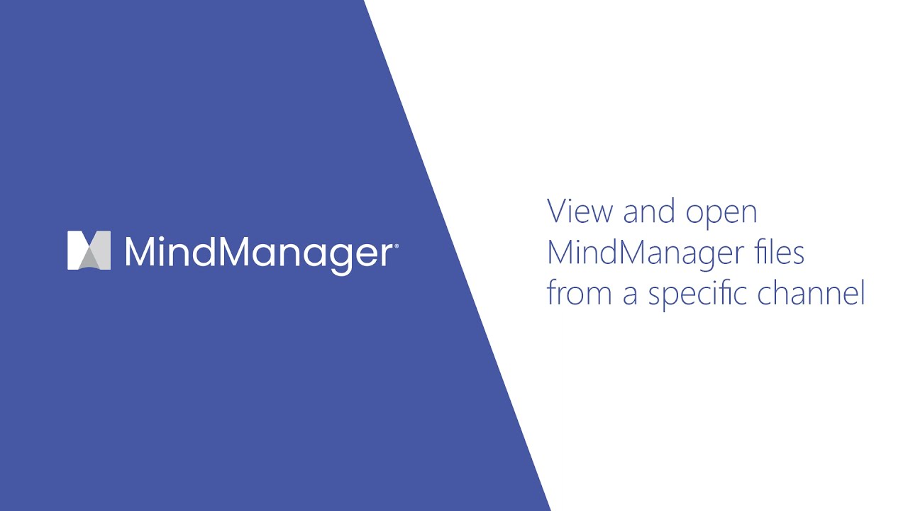MindManager Minutes: How to open files from a specific channel in Microsoft Teams