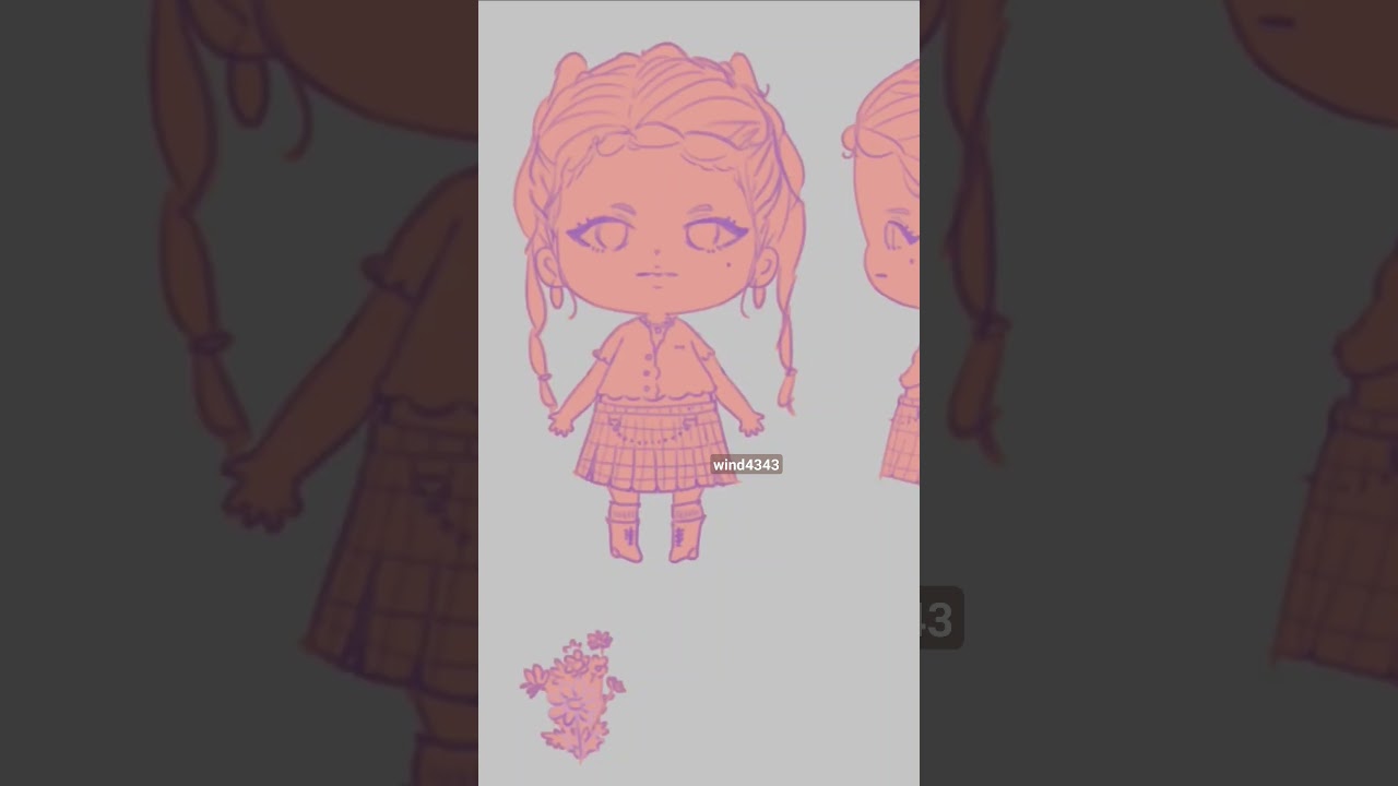 let's play dress up! #chibi #ibispaintx #study