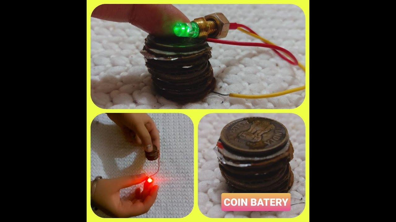 How To Make A Coin Battery ||Homemade Coin Battery ||Project on Energy Conservation|| School Project