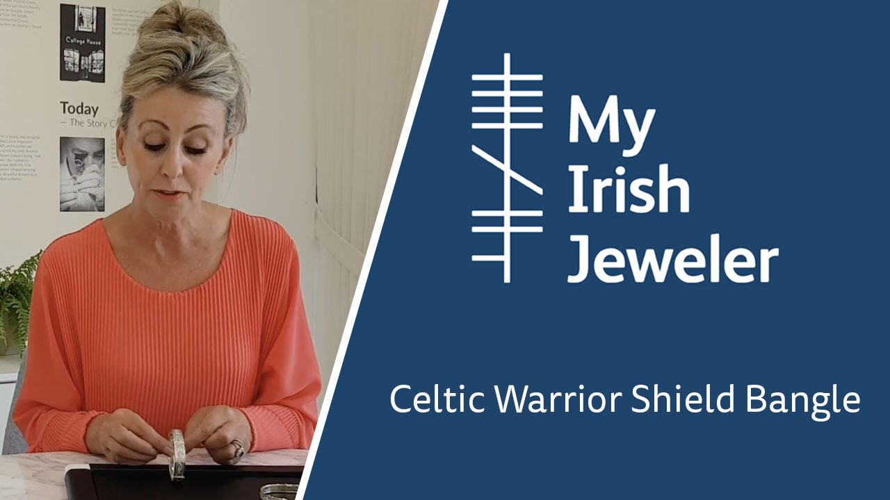 Celtic Warrior Shield Bangle