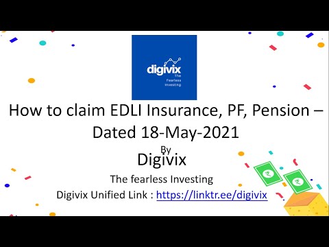 How to claim EDLI Insurance, PF, Pension | Detailed Online & Offline Procedure | Digivix
