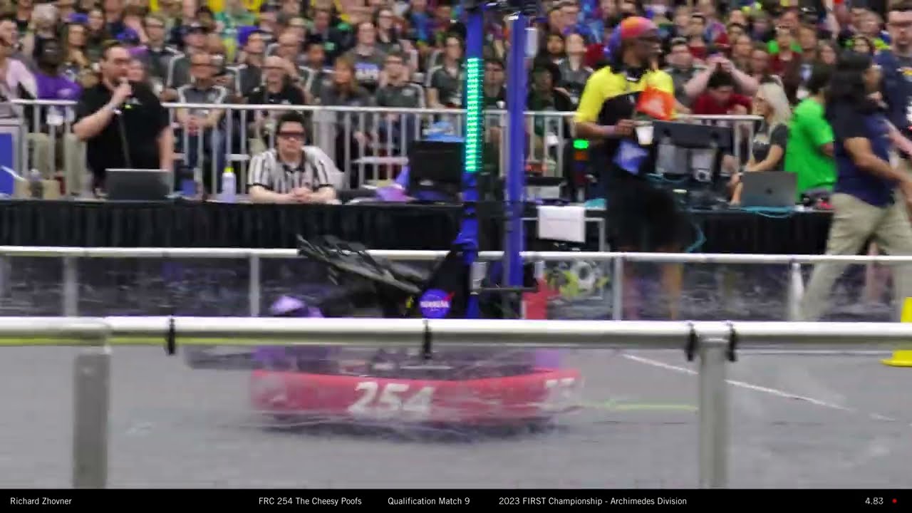 2023 ARCHIMEDES Q9 / FRC 254 The Cheesy Poofs / CLEAN ROBOT VIDEO ...
