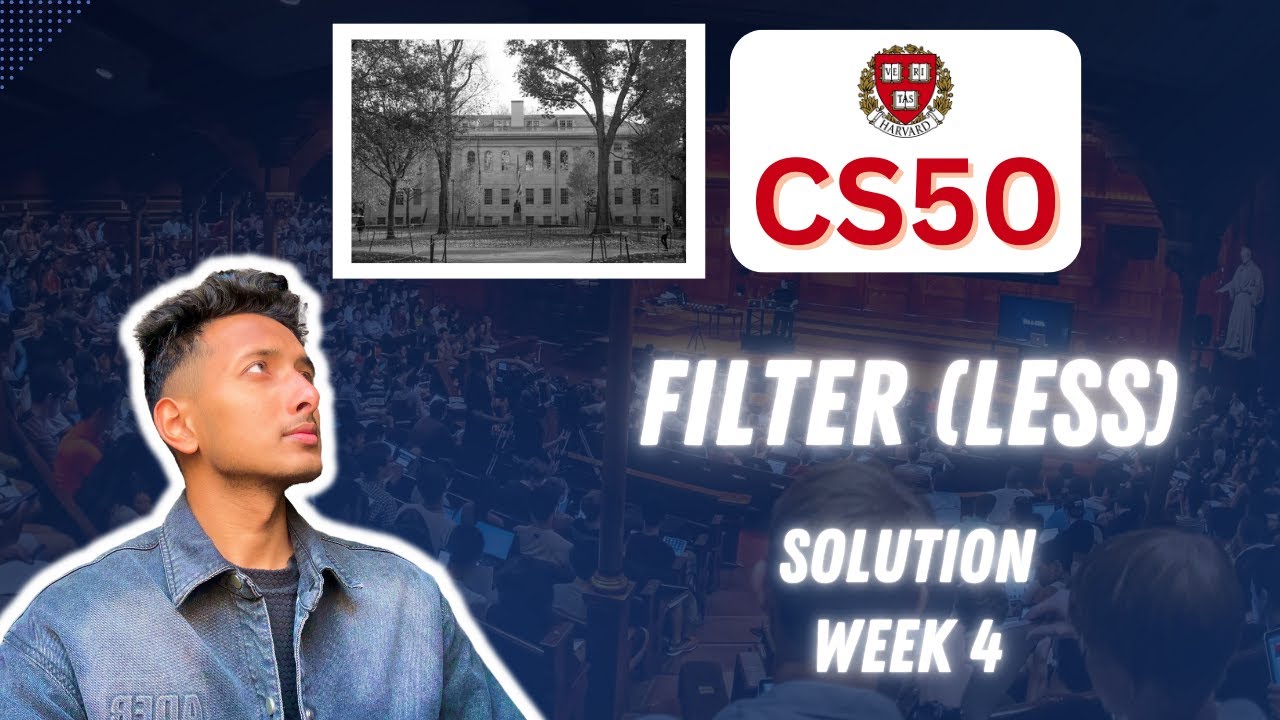 CS50 PSet 4 - Filter (less) Walkthrough (Step by Step for Beginners)