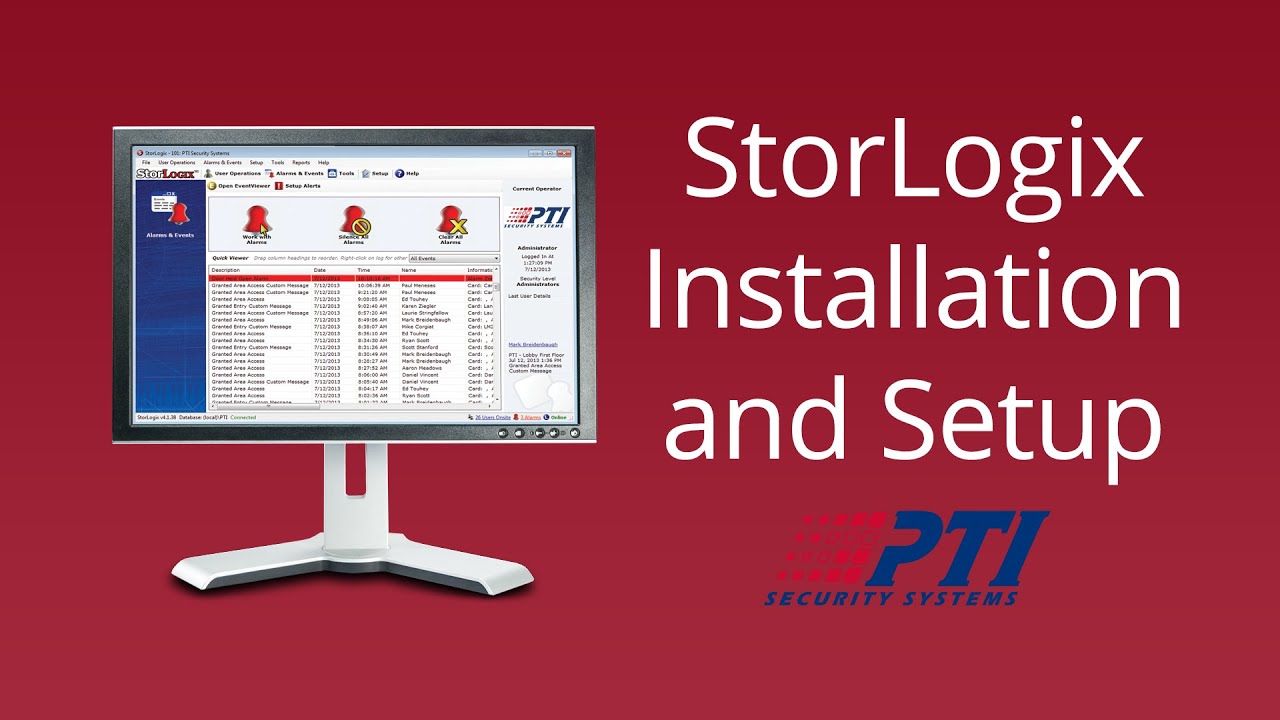 StorLogix Installation and Setup