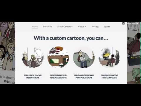 Cartoonist For Hire - Order Custom Cartoon Art