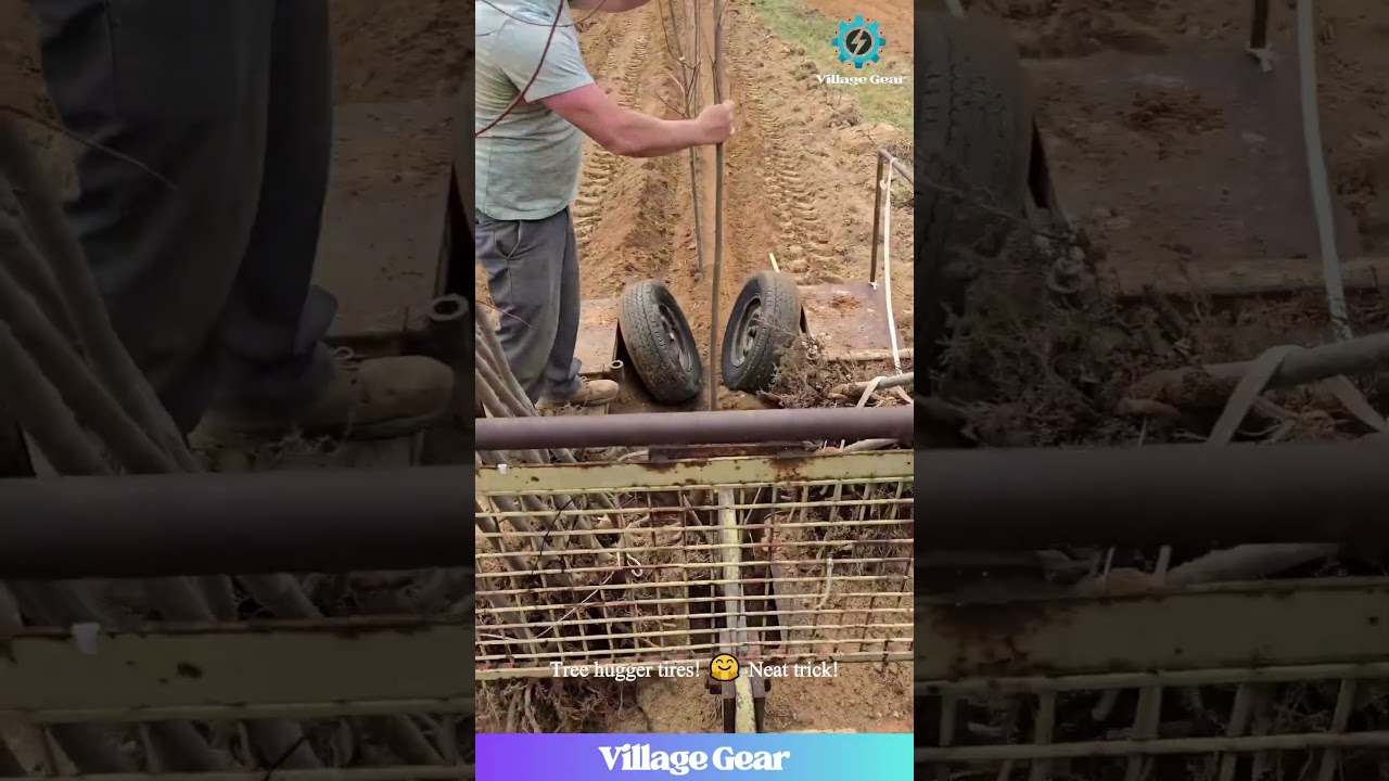 These Tree Planting Gadgets are NEXT LEVEL! 🌳🚜 So Cool! #treeplanting #farminglife #gadgets