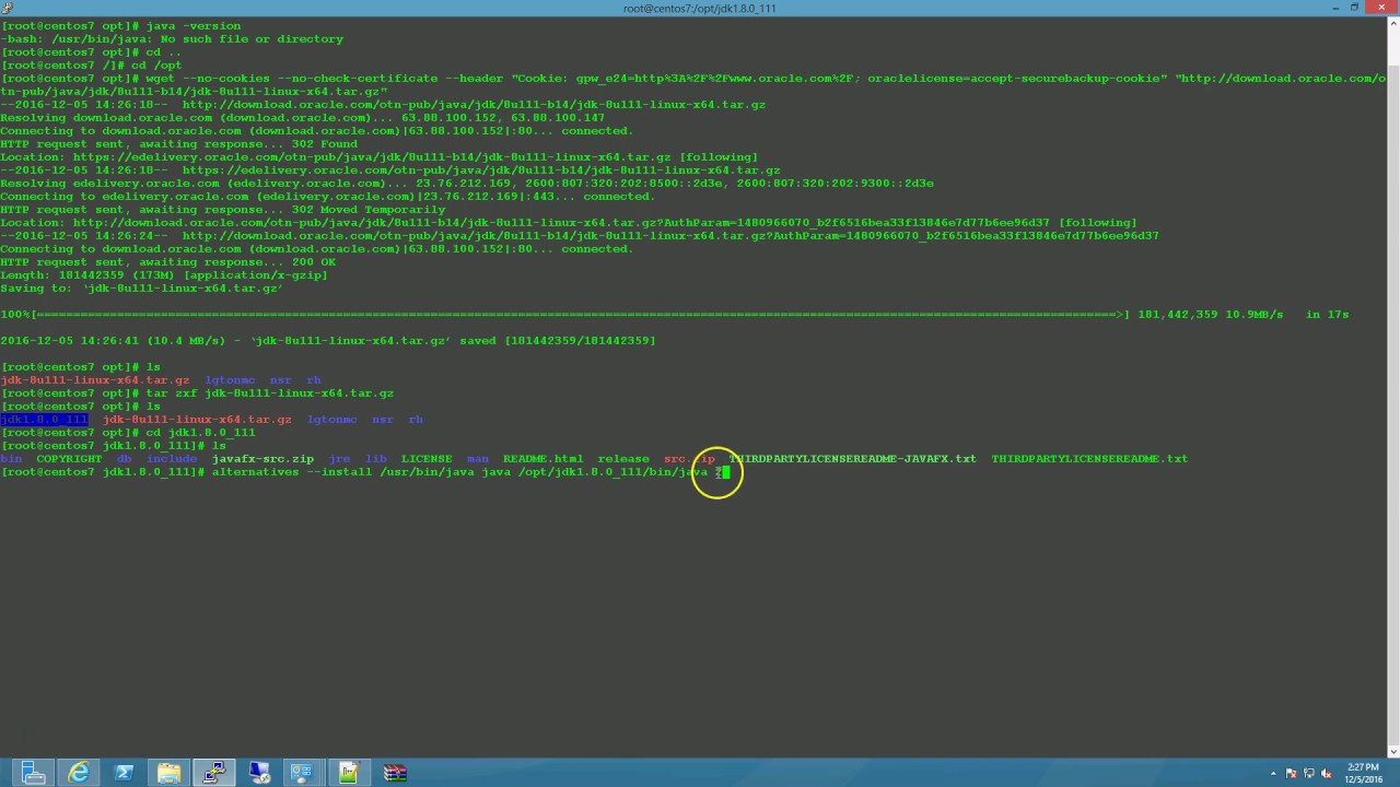 How to Install and Configure Java on CentOS CLI