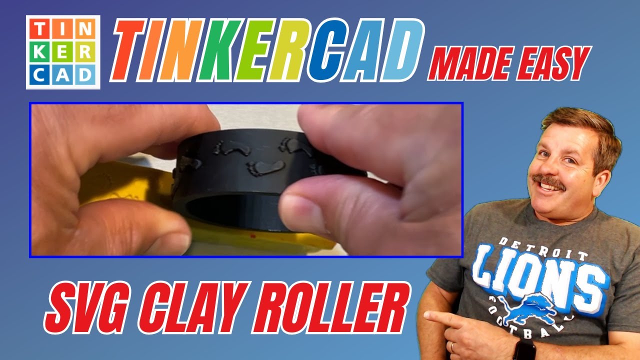 DIY Track Pattern Roller: SVG Tinkercad & Slicer Tutorial