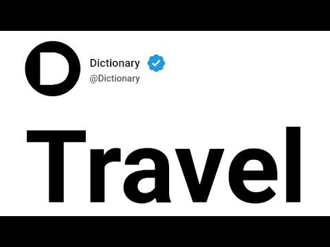 Travel Meaning In English