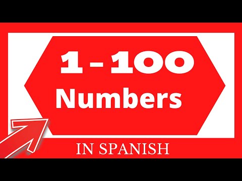 π΄ Numbers to 100 in Spanish I How do you say I Learn Spanish