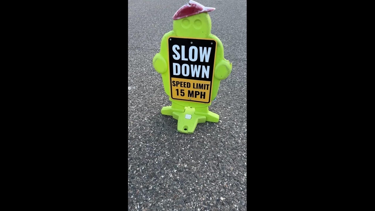 2PC 15 Mph Speed Limit Sign, 18 x 12 Inches - Aluminum - 15Mph Slow Down Safety Signs For Neighborho