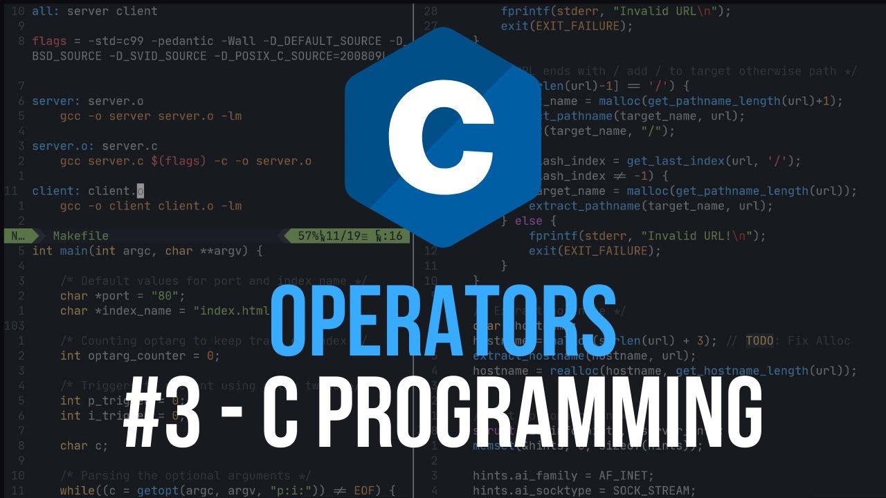 Operators  - C Programming Tutorial #3
