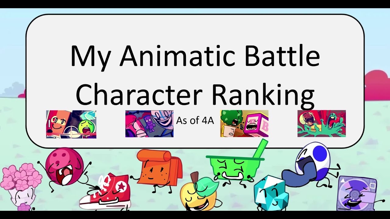 My Animatic Battle character ranking! (As of 4A)