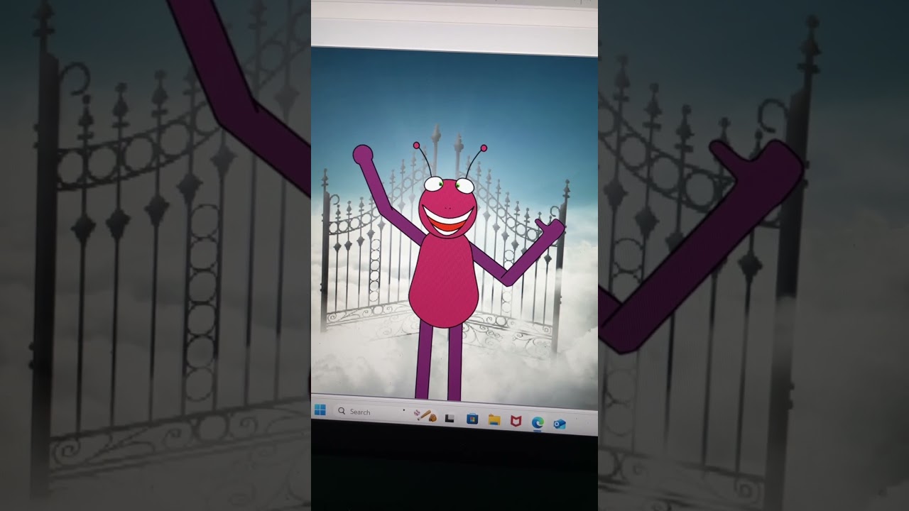 Bugbo goes to heaven #bugbo #geoscarton