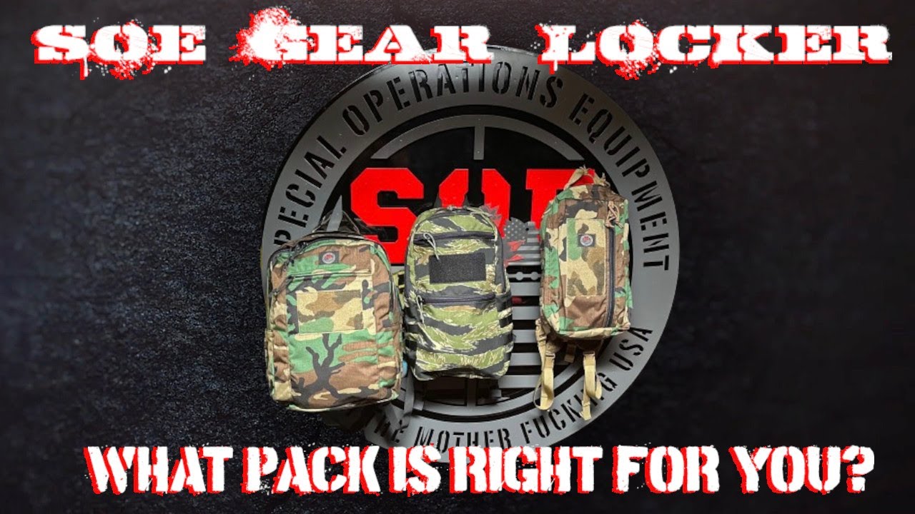 Comparing Daypack, Covert Pack, Mini pack!