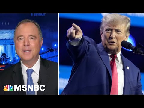 Rep. Adam Schiff reacts to Trump target letter in DOJ’s election interference probe